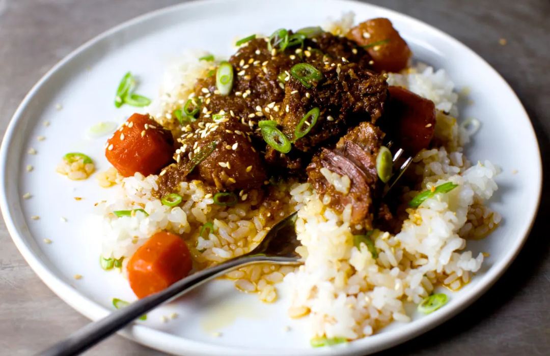 Sticky Ginger-Soy Beef Short Ribs with Coconut Rice – Waseda Farms