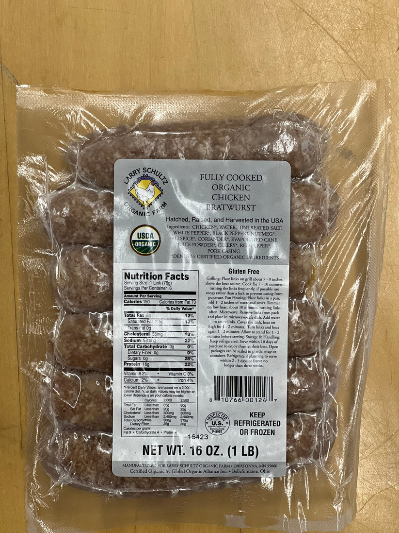 Chicken Bratwurst – Waseda Farms